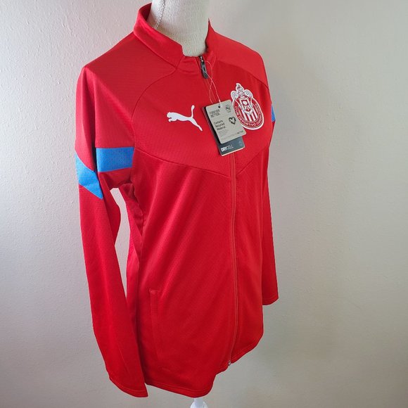 Puma | Jackets & Coats | Puma Mens Red Zipup Chivas Training Jacket ...
